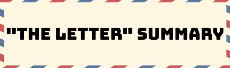 Summary of “The Letter” by Laura Bulger – Short Story Guide: